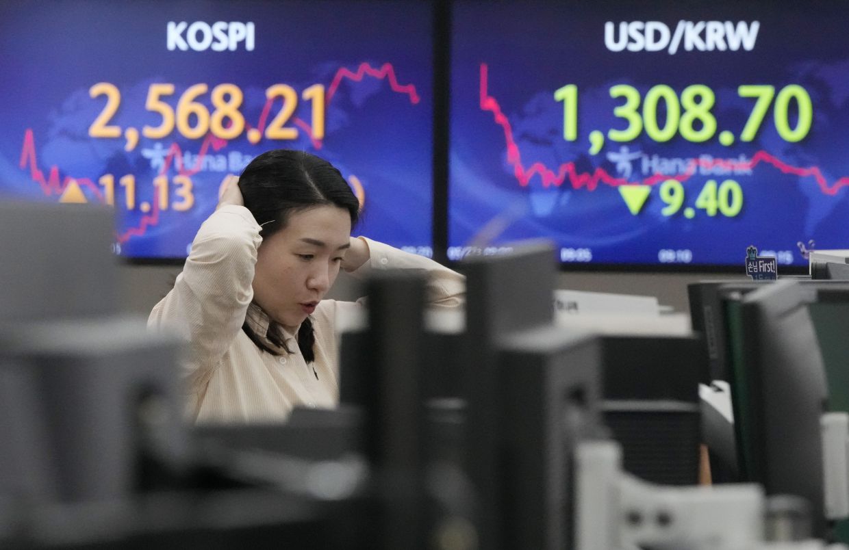 Asian stock market follows Wall Street up on hopes Fed will ease off ...