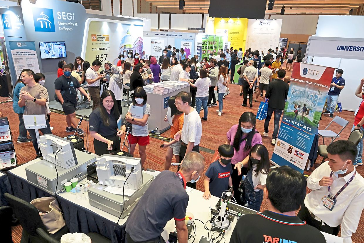 Spoilt for choice at education fair | The Star