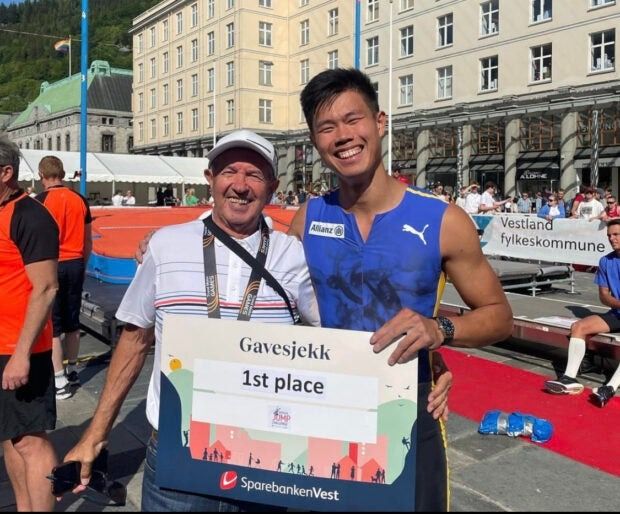 Philippine pole vault superstar EJ Obiena resets Asian record with six ...