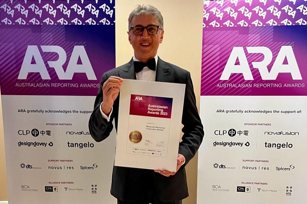MRCB bags Gold at Australasian Reporting Awards 2023 | KLSE Screener