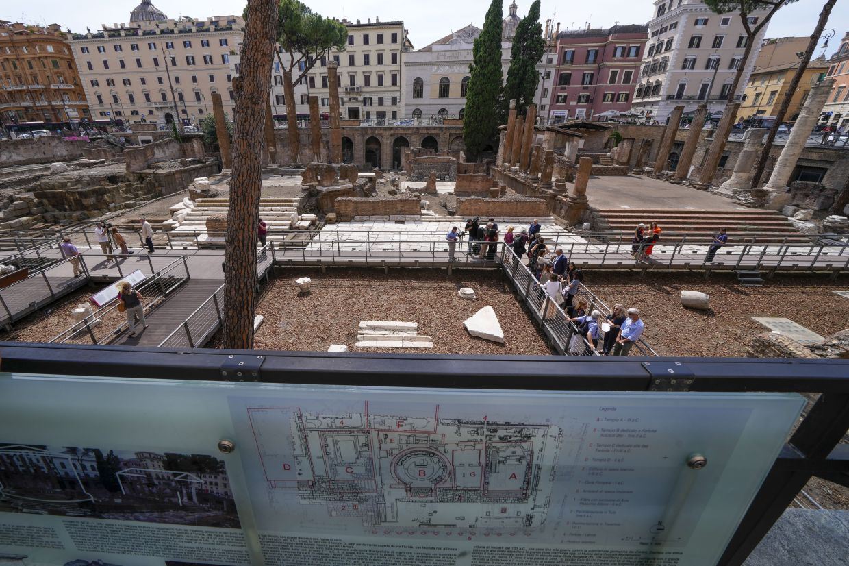 Ancient Rome temples complex 'Sacred Area' now welcomes visitors | The Star