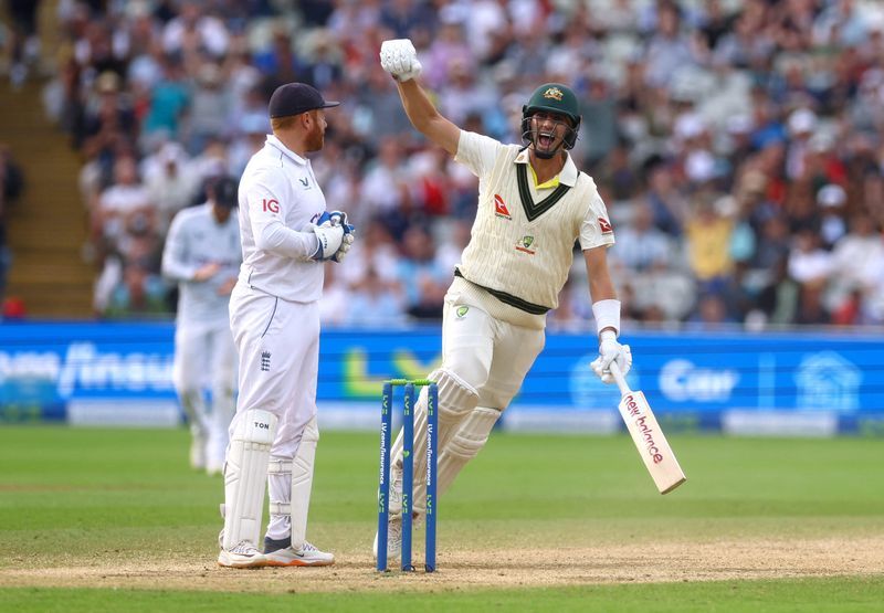 Cricket: Cricket-Australia beat England by two wickets in Ashes classic ...