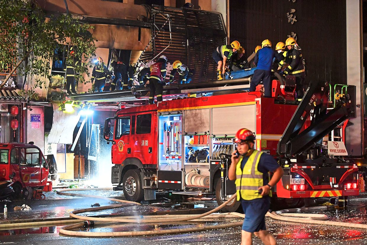 Nine held over explosion | The Star