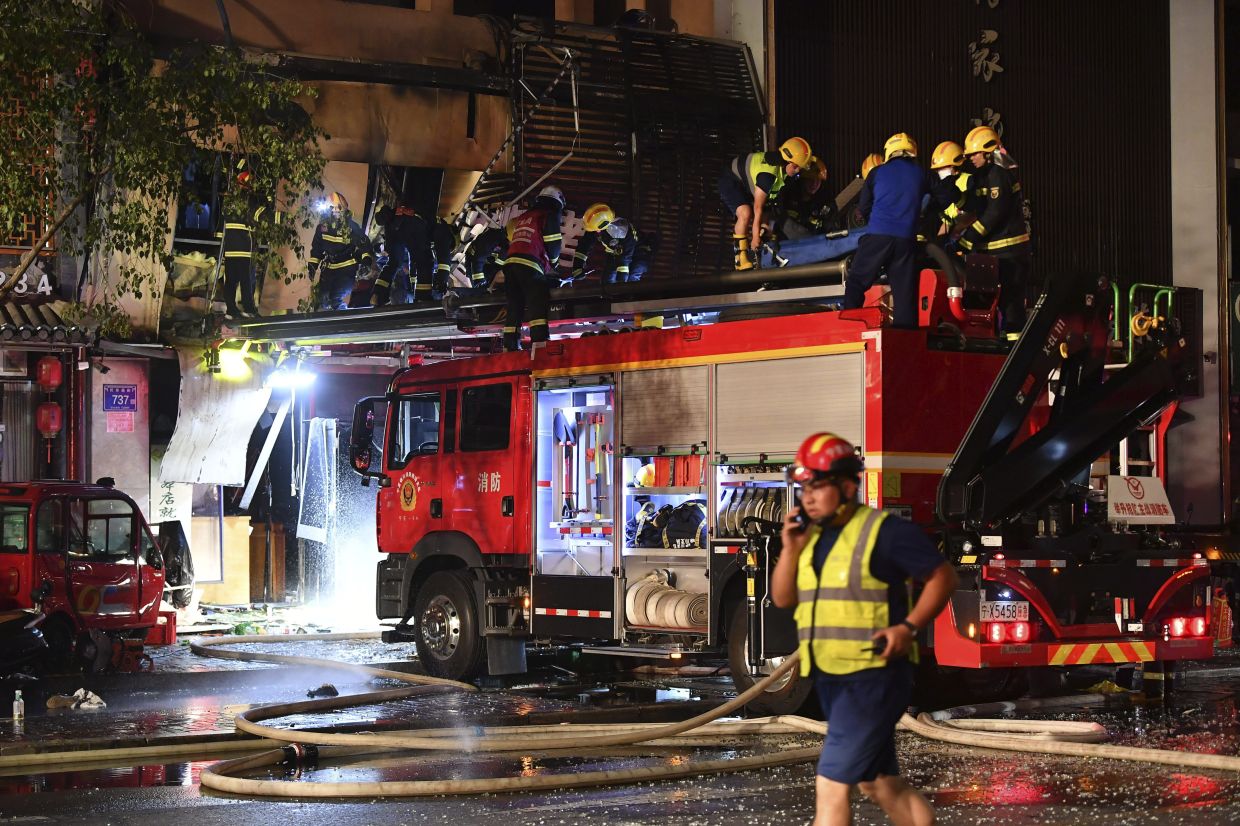 Chinese authorities focus on fire hazards following restaurant blast ...