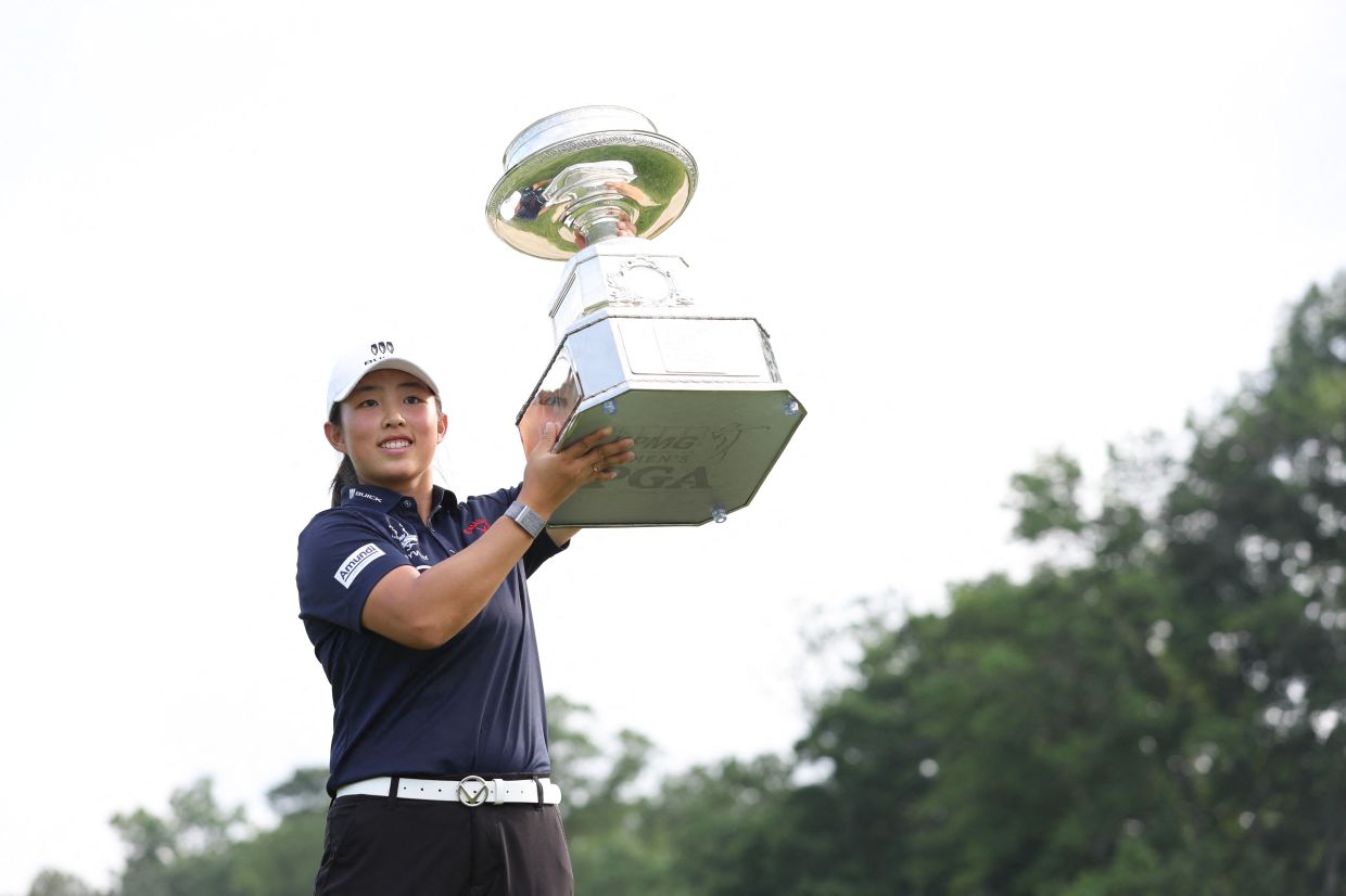 Golf - China's Yin Ruoning collects maiden major title at Women's PGA ...