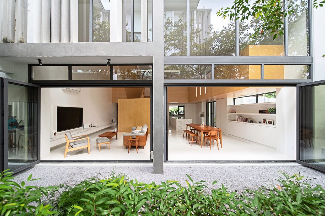 Malaysian family home with homogenous design exudes modern, minimalist ...
