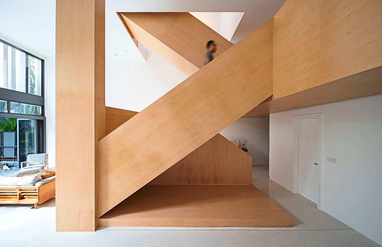 Malaysian family home with homogenous design exudes modern, minimalist ...
