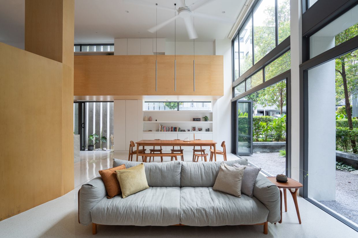 Malaysian family home with homogenous design exudes modern, minimalist ...