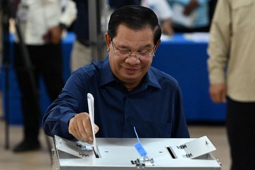 Cambodia votes as long-time leader Hun Sen near-guaranteed election win ...