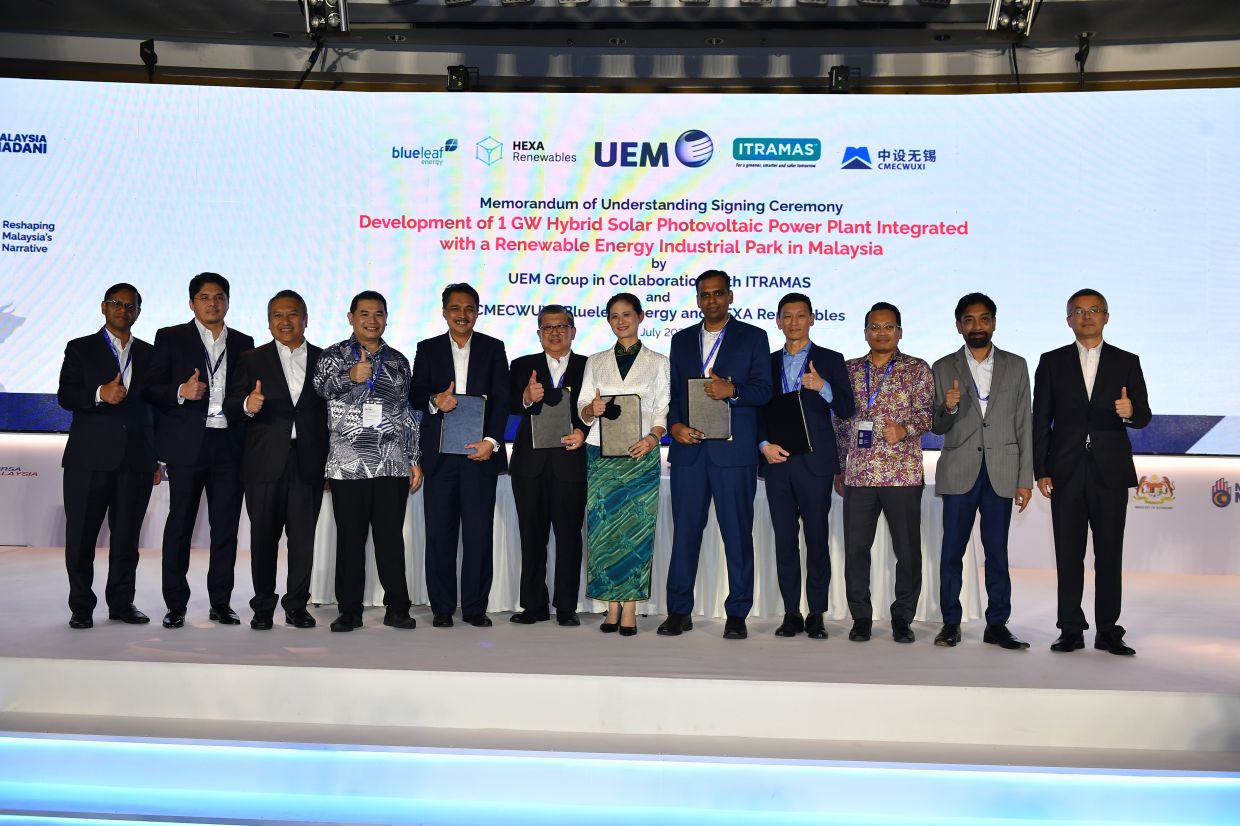 UEM Group partners with ITRAMAS for 1GW hybrid solar PV plant | The Star