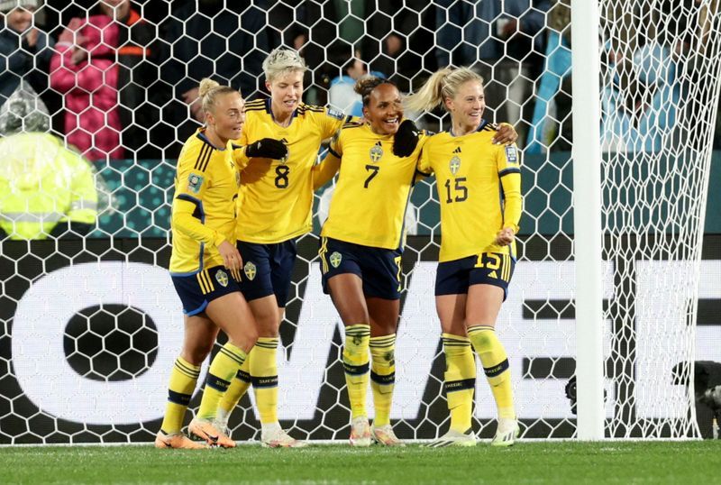 Football: Soccer-Clinical Sweden top Group G after 2-0 win over ...