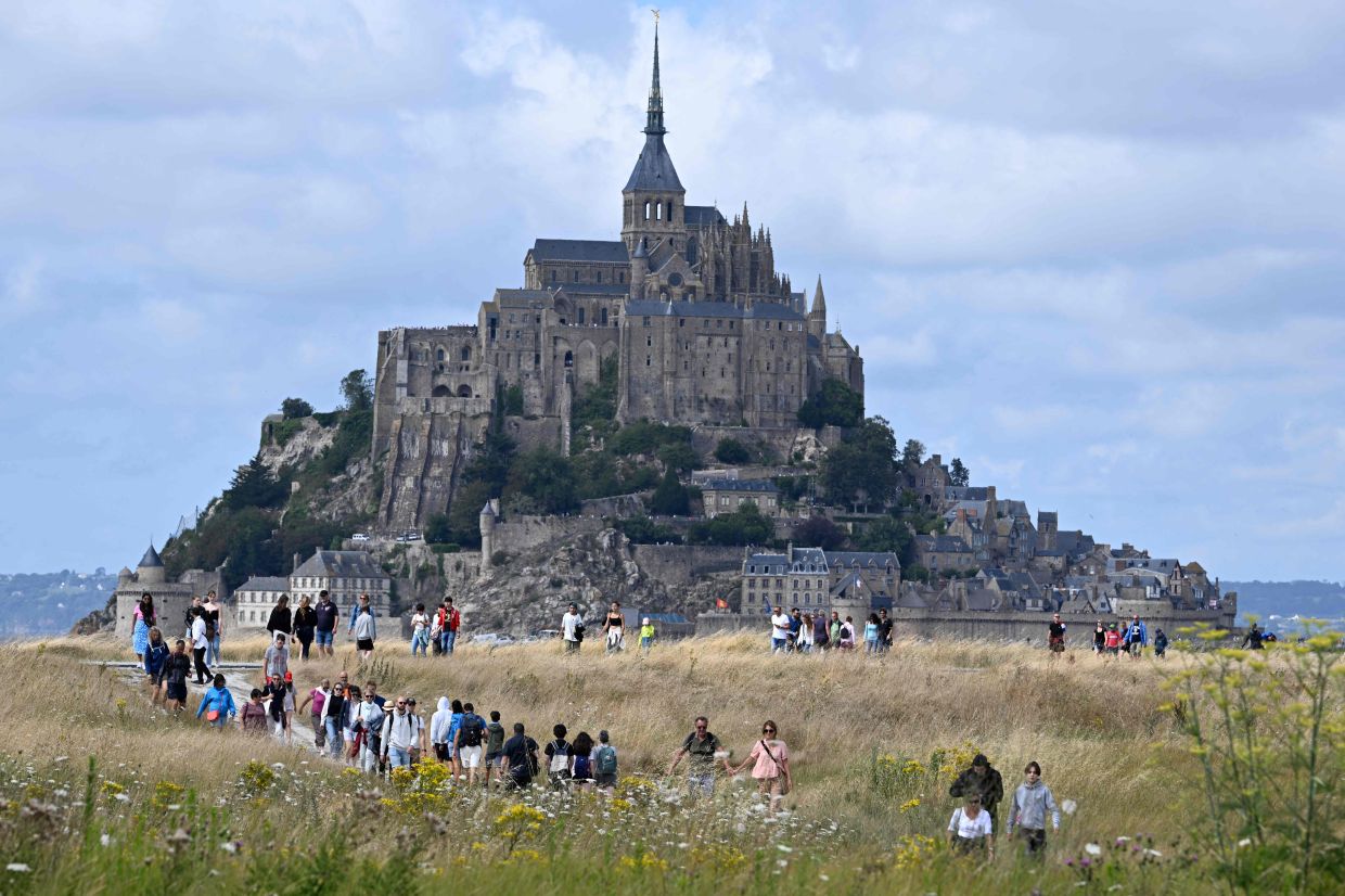 This French abbey monastery is very popular with tourists ... but only ...