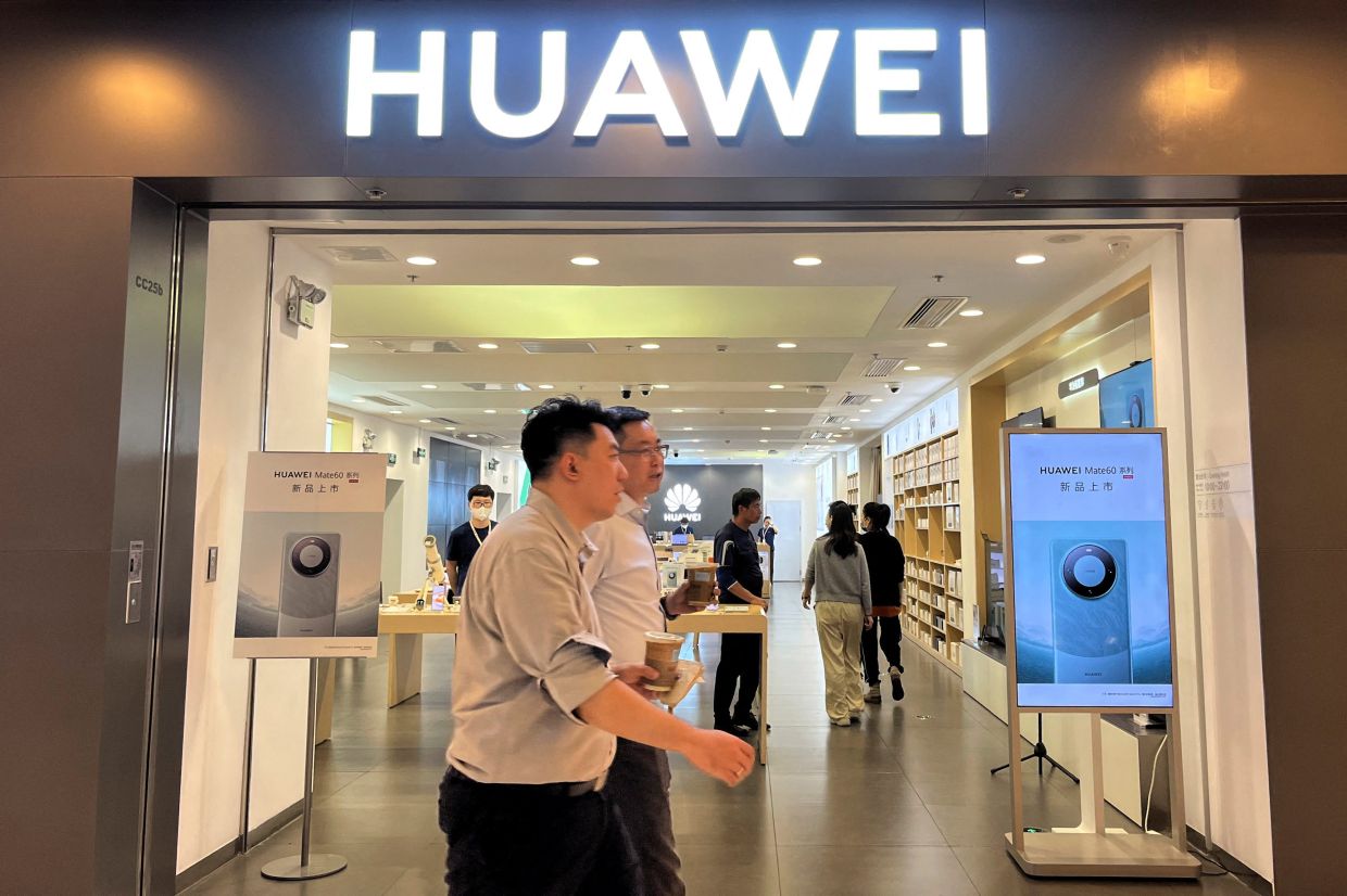 Huawei’s stealth launch raises chip stocks | The Star