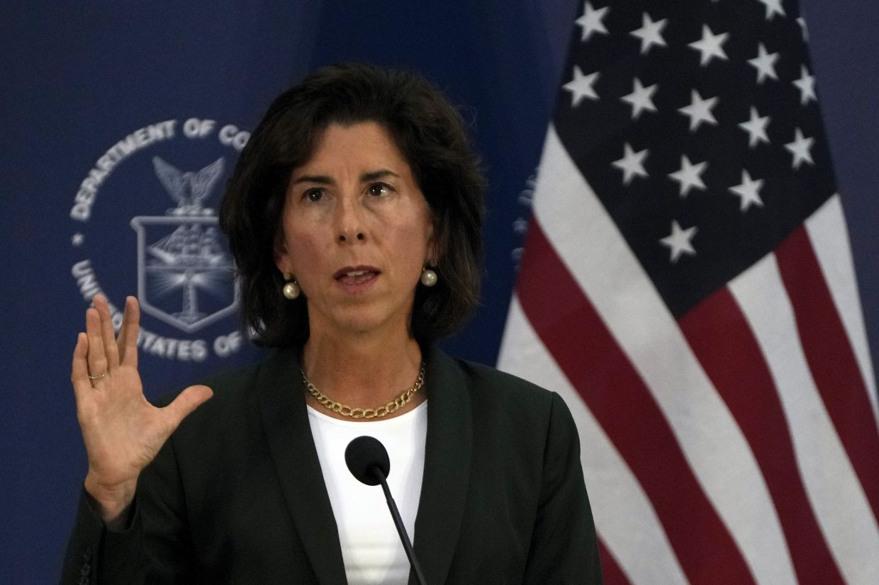 Raimondo warns China patience of US business is 'wearing thin' | The Star