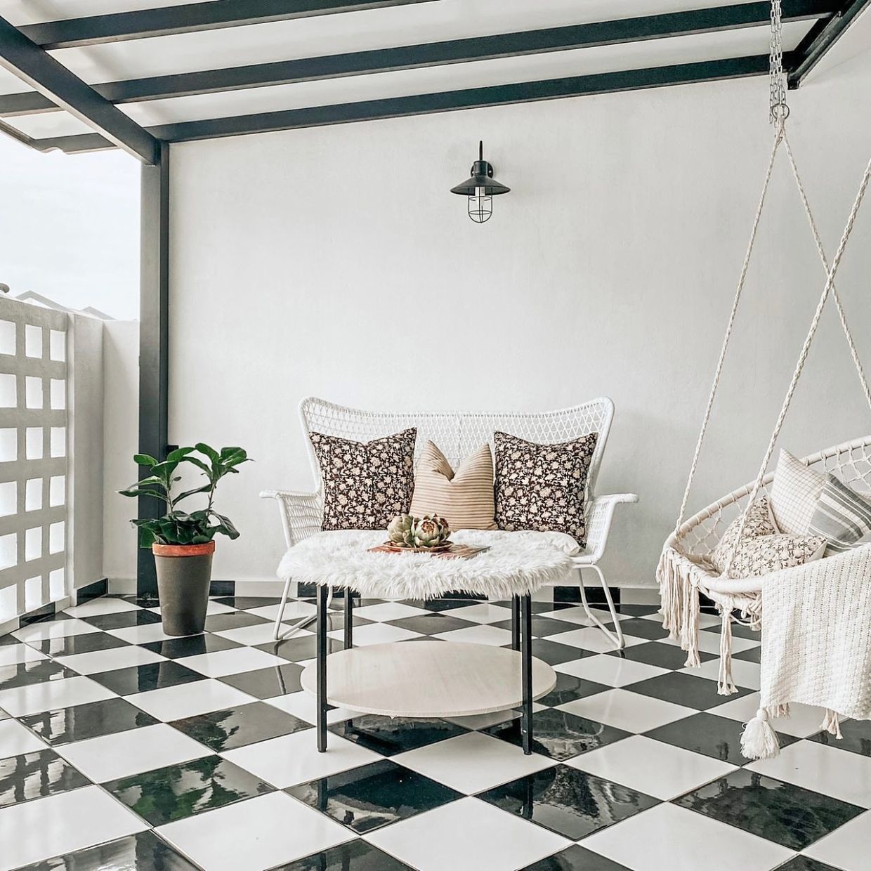 Malaysian 2-storey link house transformed into cosy space with rooftop ...