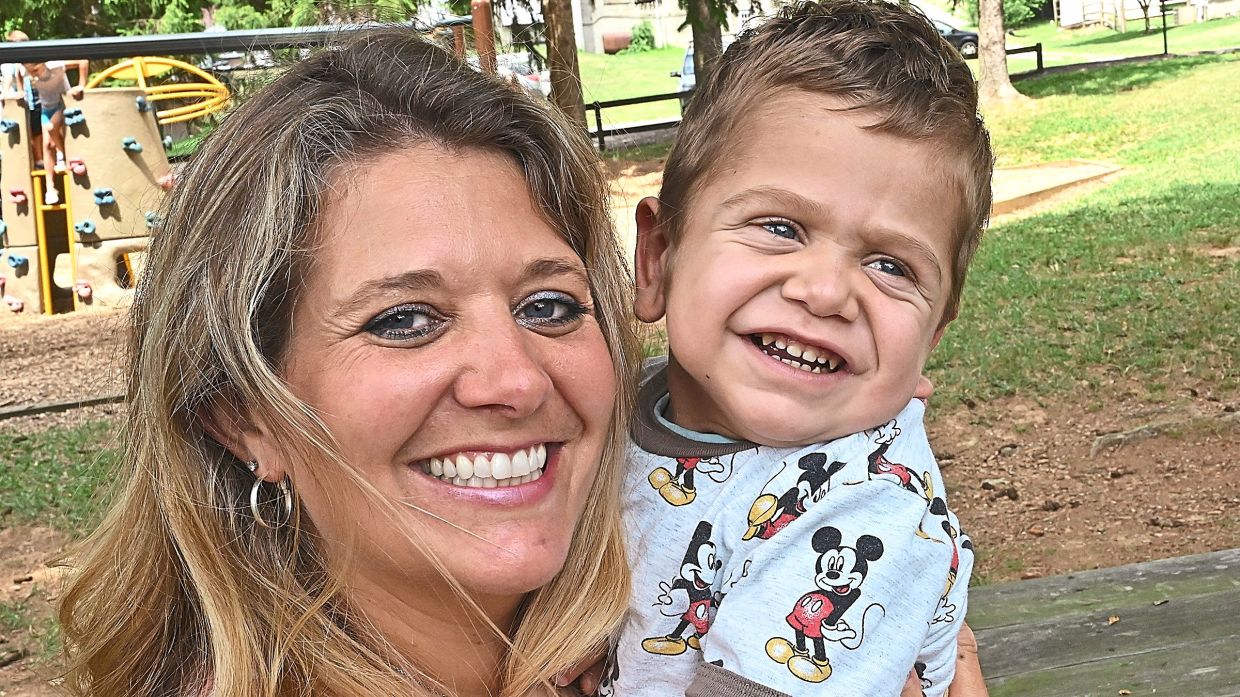 Born with non-working kidneys, this two-year-old needed a transplant ...