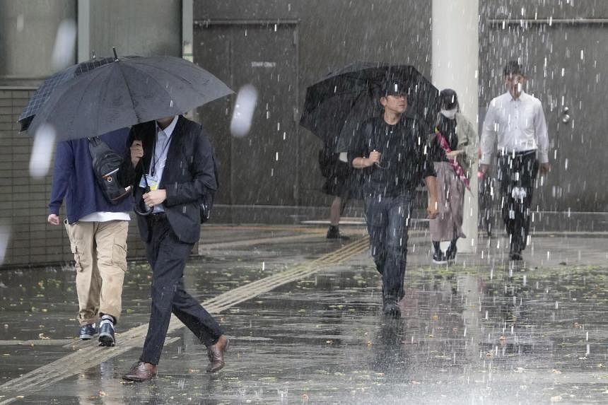 Record rain in parts of Japan after tropical storm | The Star