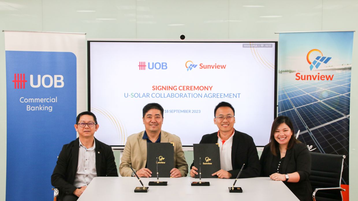 Sunview inks deal with UOB Malaysia for solar power services | The Star