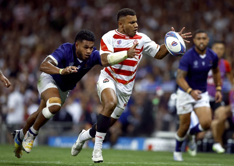 Rugby: Rugby-Japan beat Samoa to keep last eight hopes alive, England ...