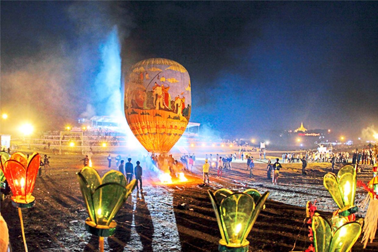 Myanmar's hot air balloon festival returns in November | The Star