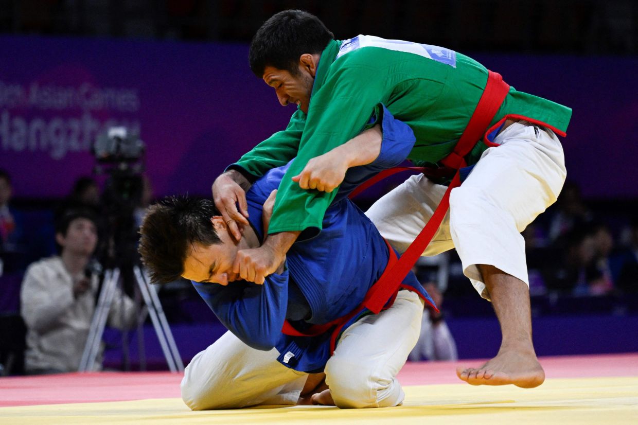 Kurash course! New athletes, fans take to ancient martial art at Asian ...