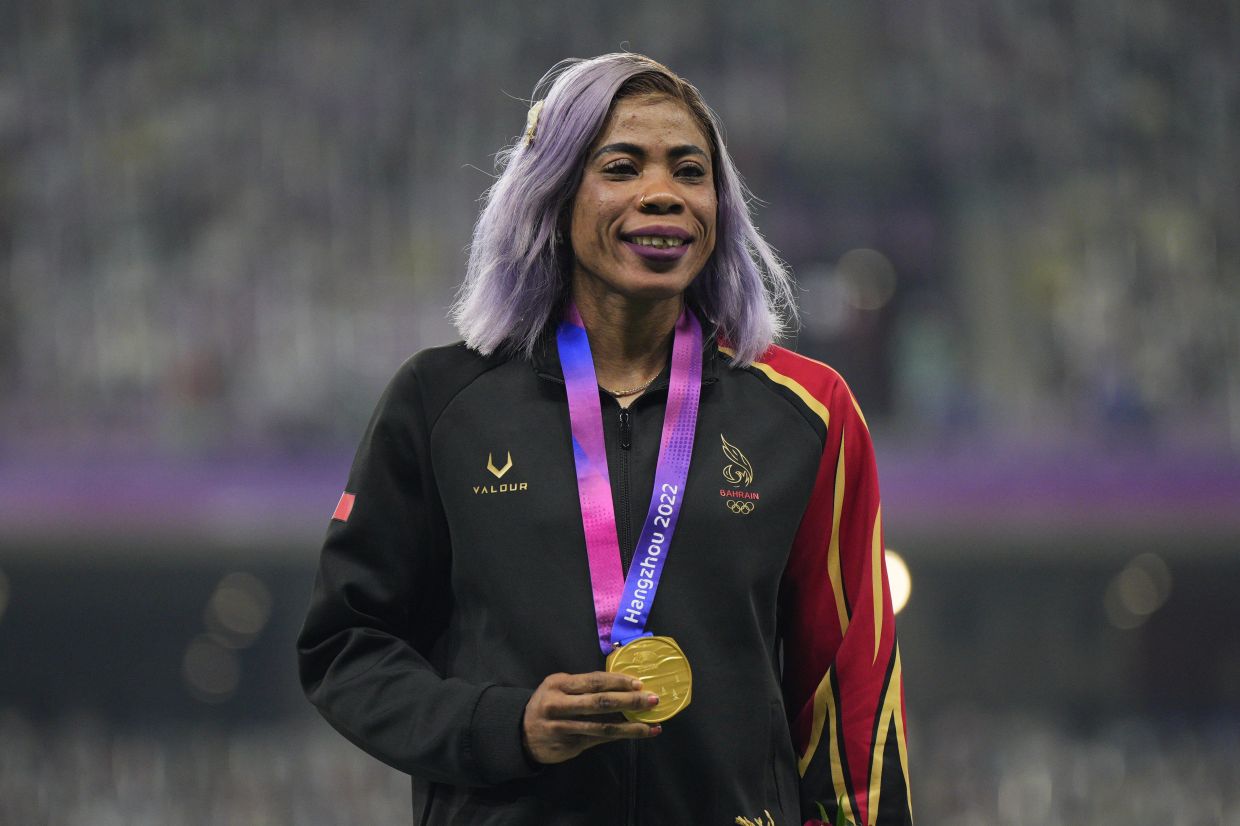 Adekoya bounces back from doping ban to win Asian Games hurdles gold in ...