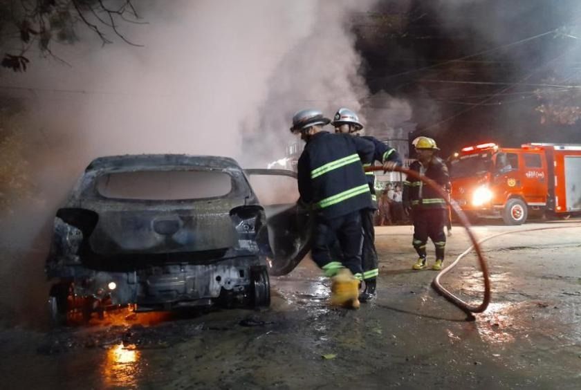 Fire breaks out while charging EV in North Dagon township | The Star