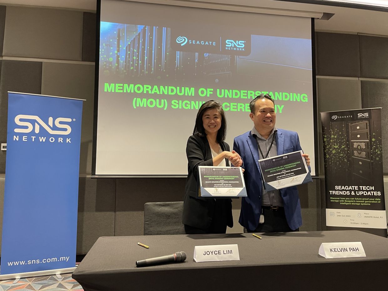 SNS Network in tie-up with Seagate | The Star