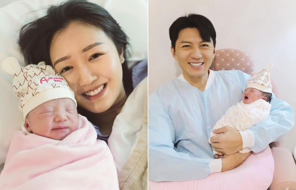 HK celebrity couple Benjamin Yuen and Bowie Cheung welcome first baby ...
