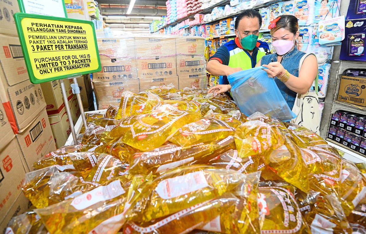 Quota for subsidised cooking oil set at 60,000 tonnes | The Star