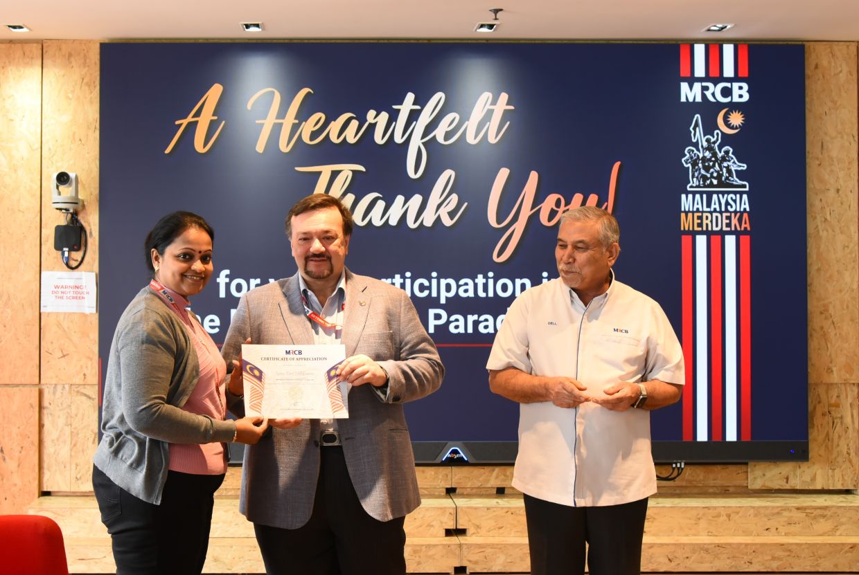 MRCB celebrates staff contributions to the National Day parade | The Star