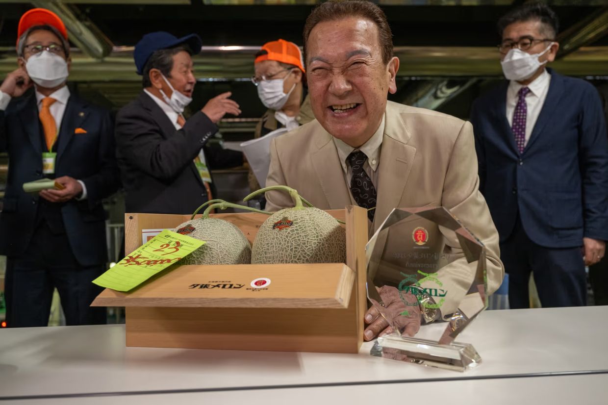 In Japan's only bankrupt city, the world's most expensive fruit spreads ...