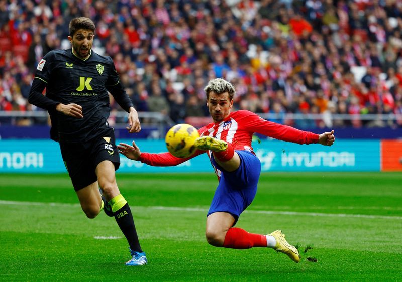 Football: Soccer-Atletico hold on to edge bottom side Almeria 2-1 | The ...