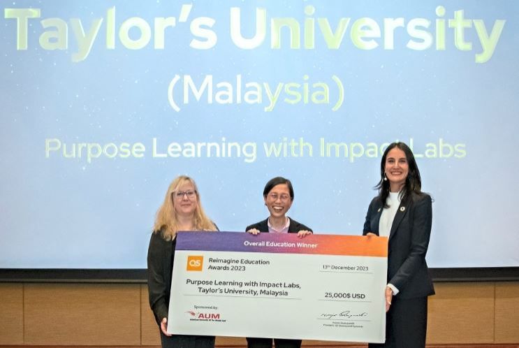 Taylor’s ‘purpose learning’ earns global recognition | The Star