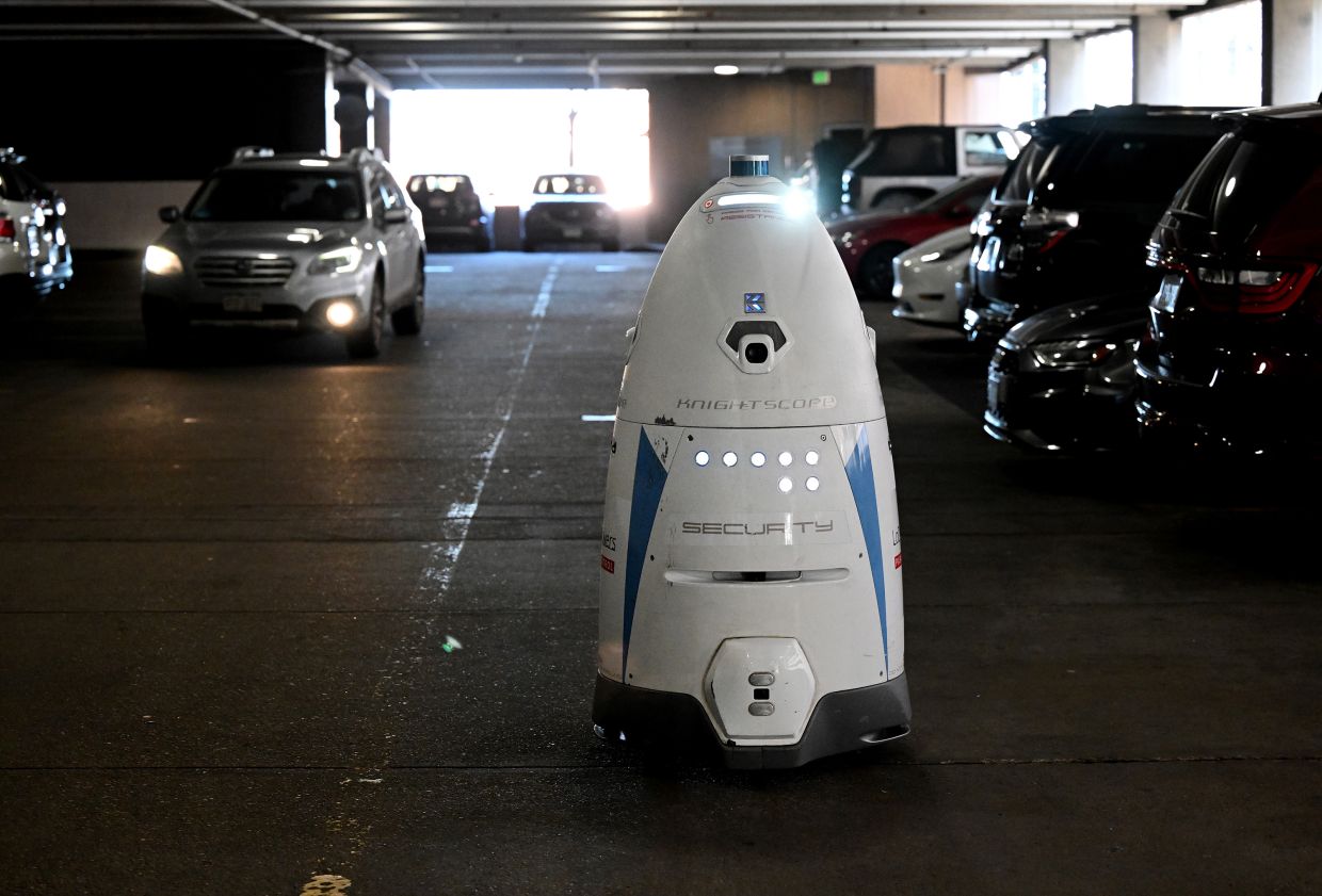 Two robots are patrolling downtown parking garages in the US. Are more ...