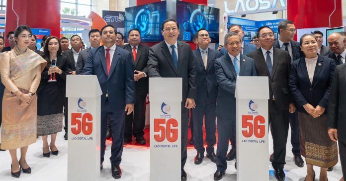 Lao Telecom unveils 5G high-speed internet at Lao Digital Week | The Star