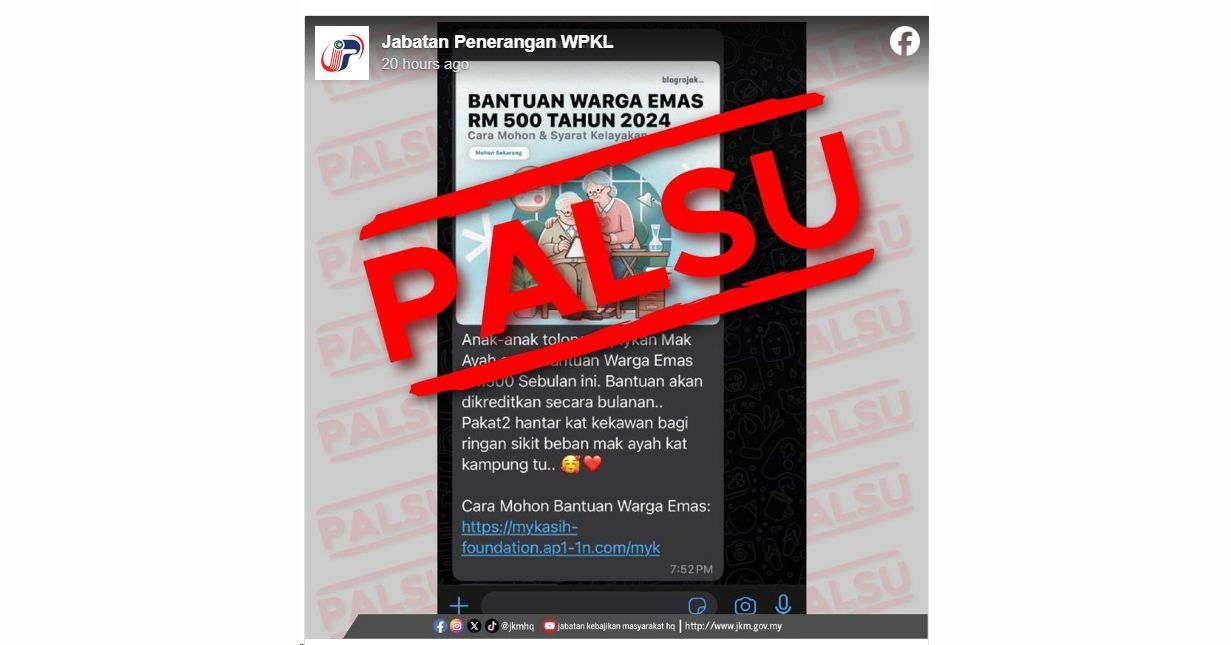 QuickCheck: Is there a new RM500 cash aid scheme for senior citizens ...