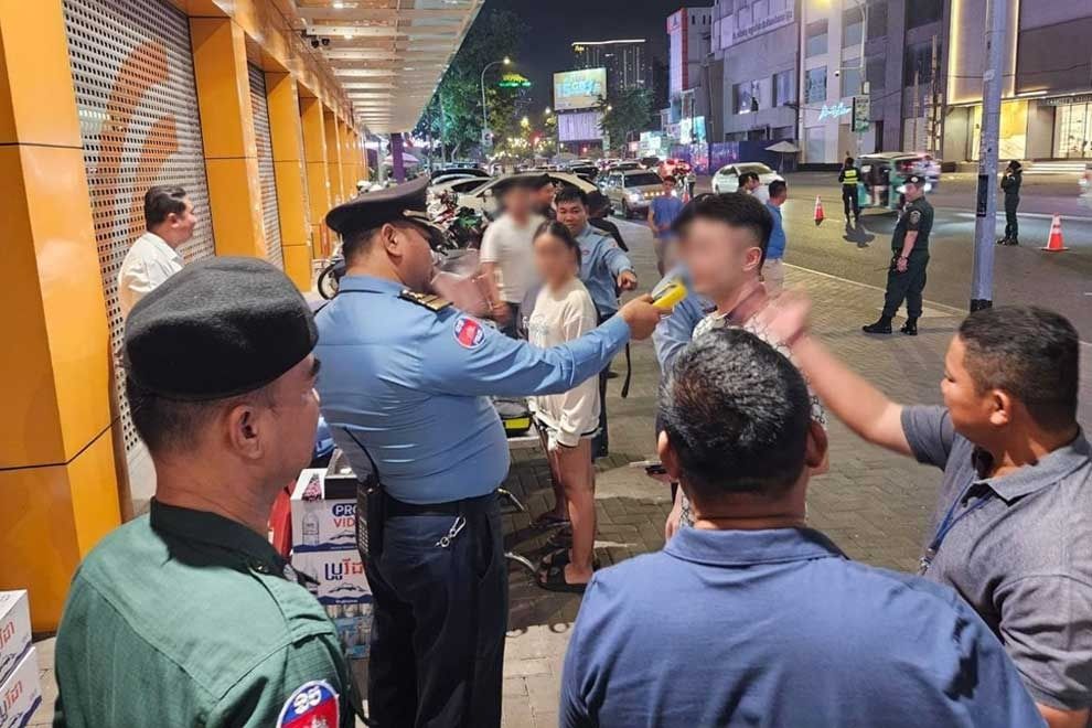 Alcohol checks in Phnom Penh make for safer roads: Police chief | The Star