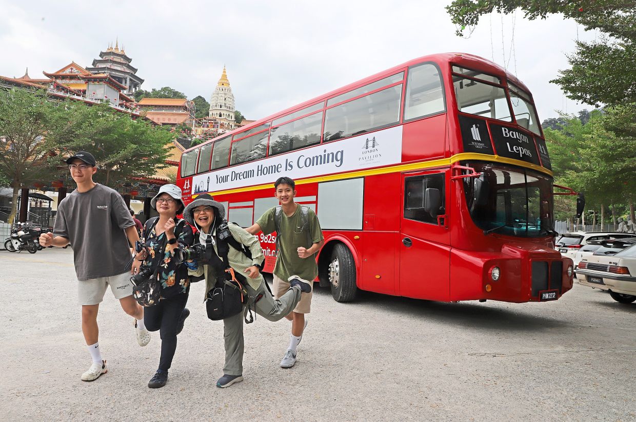 London’s iconic double-decker bus making pit stop in Penang | The Star