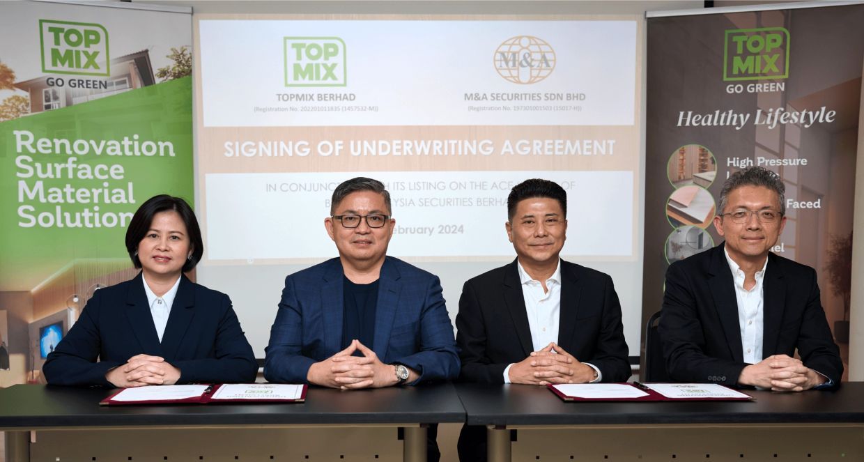 Topmix inks underwriting agreement with M&A Securities | The Star