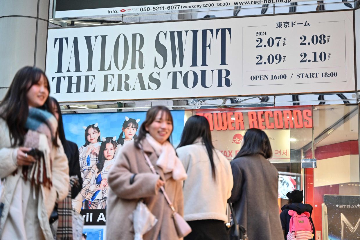 Taylor-mania hits Tokyo as Swift resumes tour before Super Bowl | The Star