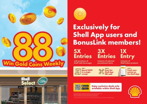 Fuel your fortune with Shell’s Weekly 88 Gold Coin contest | The Star