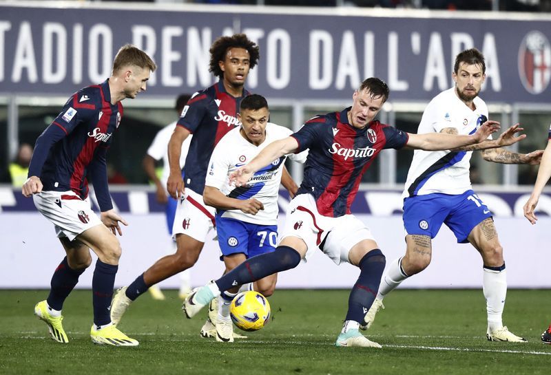 Football: Soccer-Inter extend huge Serie A lead with 1-0 win at Bologna ...