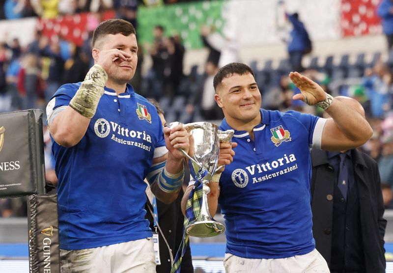 Rugby: Rugby-Italy awoken from slumber and hungry for more after win ...