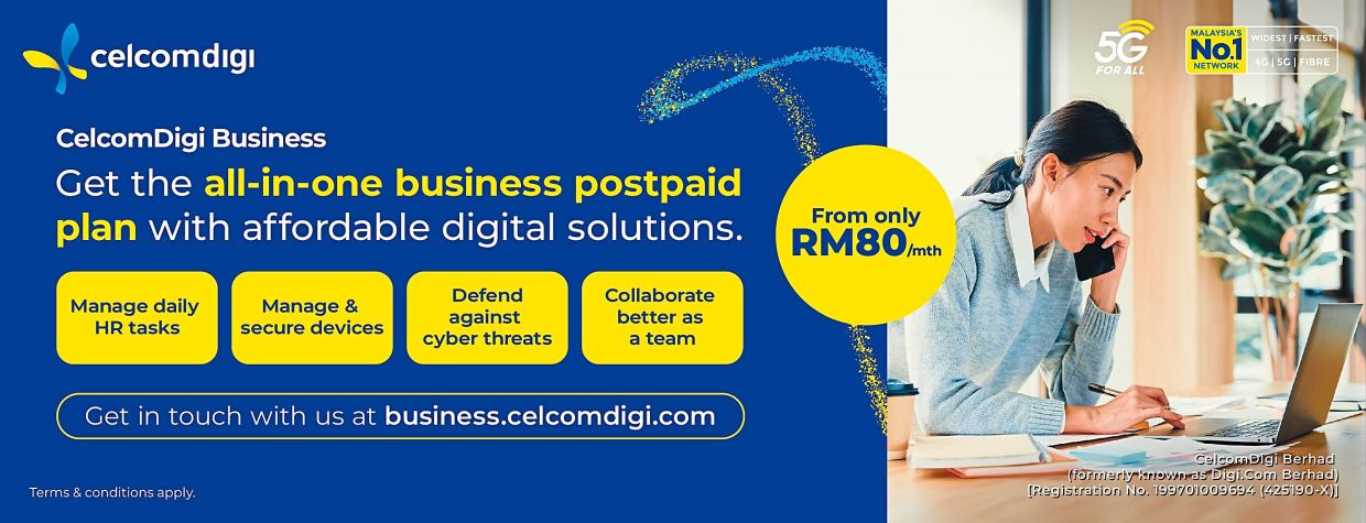 CELCOMDIGI LAUNCHES ALL-IN-ONE BUSINESS POSTPAID PLAN | The Star