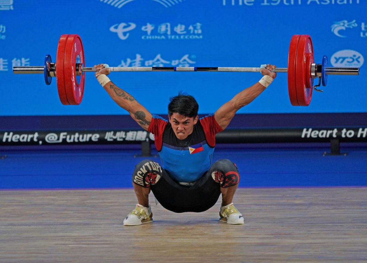 Philippine weightlifter John Ceniza headed to Paris Olympics | The Star
