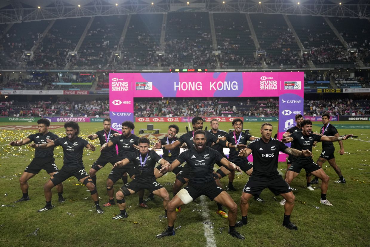 New Zealands All Blacks Send Paris Olympics Warning With Hong Kong