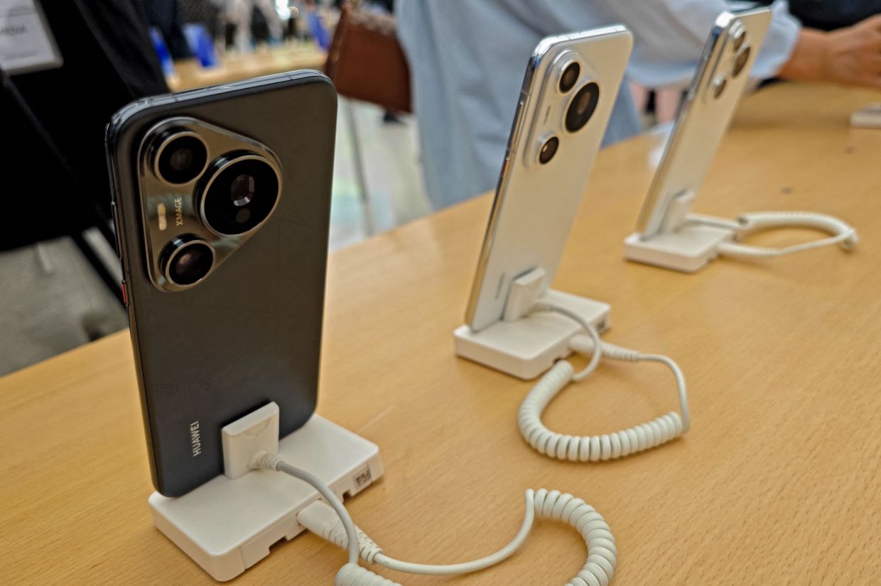 Huawei unveils new phone lineup to ramp up the pressure on Apple | The Star