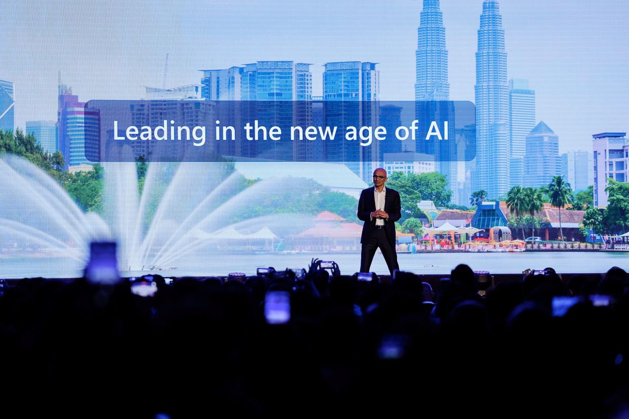 Microsoft announces RM10.48bil AI, cloud investment in Malaysia | The Star