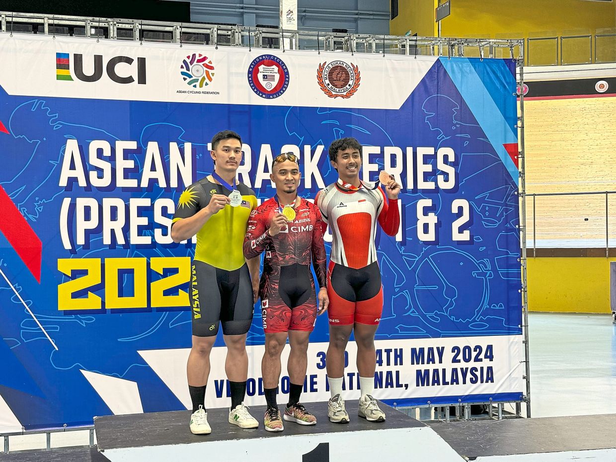 Cycling: Azizul lives dangerously to bag a double as part of practice ...